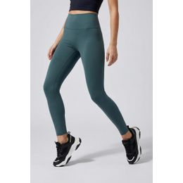 Funktionstights Only Play "ONPJAM-3-SANA XHW TIGHTS NOOS", Damen, Gr. S, N-Gr, mediterranea, Jersey, Obermaterial: 80% Nylon, 20% Elasthan, unifarben, figurbetont kn&ouml;chelfrei, Hosen, mit reflektierenden Details