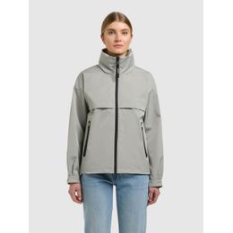 Khujo Damen Kurzjacke "RAIBE2"cloud gr&uuml;n, Gr. M, unifarben, Web, 100% Polyester, Jacken