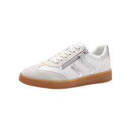 Marco Tozzi Sneaker Damen Gr&ouml;&szlig;e 36 hellgrau / silber / wei&szlig;