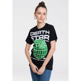 logoshirt Damen T-Shirt "Star Wars", bunt, Gr. L, bedruckt, 100% Baumwolle, Shirts, mit stylischem Frontdruck
