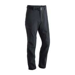 Maier Sports Herren Outdoorhose "Nil", schwarz, Gr. 46, 90% Polyamid, 10% Elasthan, Hosen, Herren Wanderhose, atmungsaktive Funktionshose, Regular Fit