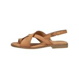 Paul Green Damen Riemchensandale "Paul Green Sandalen Nubukleder", Gr. 40,5braun, Nubukleder, Schuhe