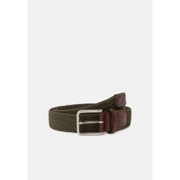 Lloyd Men's Belts Jungen Flechtg&uuml;rtel "Lloyd Belts Herreng&uuml;rtel 0238", gr&uuml;n, Gr. 80, LLOYD MEN&rsquo;S BELTS, Kunstfaser, G&uuml;rtel