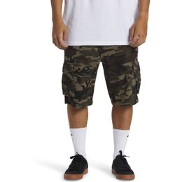 Bermudas Quiksilver "Crucial Battle Cargo", Herren, Gr. 28XS, gr&uuml;n (camo print crucial battle), Obermaterial:100% Walkfrottier;, Hosen Bermudas