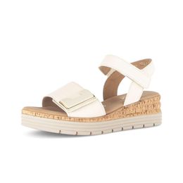 Gabor Damen Plateausandaletten "Plateau Sandale", Gr. 41beige, Schuhe