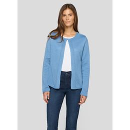 Rabe Damen Strickjacke "Strickjacke", blau, Gr. 38, unifarben, 51%Baumwolle, 49%Polyacryl, Strickjacken