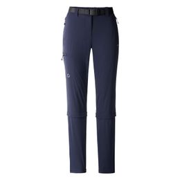 Zip-off-Hose LPO "Damen Zip-Off-Hose Coralie", Damen, Gr. 46 (L), Normalgr&ouml;&szlig;en, blau (night sky), 94% Polyester, 6% Elasthan, Hosen Zip-off-Hose