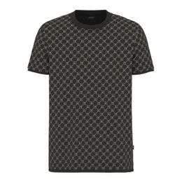 JOOP! JOOP Damen T-Shirt "Victormanuel"schwarz, Gr. XXL, unifarben, Single Jersey, Obermaterial: 50% Baumwolle, 50% Lyocell, Shirts, Cornflower Allover