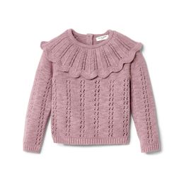 Tchibo - Kinder-Strickpullover mit Kragen - Baby - Gr. 86/92 - violett