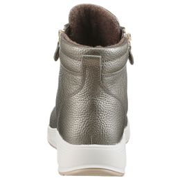 Waldl&auml;ufer WALDL&Auml;UFER Damen Stiefelette "Kalea", Gr. 7,5bronzefarben, Nappaleder, metallic, Schuhe, Bequemschuh, Winterboots in Komfortweite H (= sehr weit)