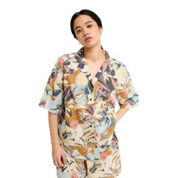 Kurzarmshirt Quiksilver "Ludden", Damen, Gr. L, garden glade interact floral, Obermaterial: 97% Walkfrottier, 3% Elasthan;, Shirts