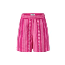 Tchibo - Webshorts mit Ikat-Muster - Damen - Gr. 48 - pink/jacquard