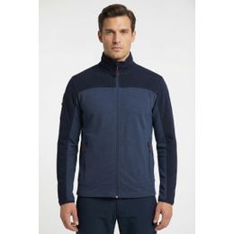 Funktionsjacke Killtec "KOS 42 MN FLX JCKT", Herren, Gr. XL, blau (dunkelblau), Obermaterial: 100% Polyester, Jacken Funktionsjacke, aus Polyester, mit Kinnschutz am Rei&szlig;verschluss