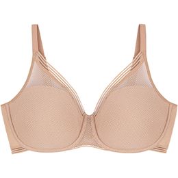 Triumph Damen Minimizer-BH "Infinite Sensation W01", Gr. 75, beige, Mesh, Microtouch, Obermaterial: 78% Polyamid, 22% Elasthan, unifarben, BHs,