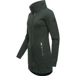 Ragwear Damen Sweatjacke "Letrice", gr&uuml;n, Gr. L, Sweatware, Obermaterial: 65% Baumwolle, 35% Polyester, Sweatjacken, Sportliche Zip-Jacke mit hohem