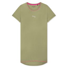 Schiesser Nachthemd ' Casual Essentials ' Damen Gr&ouml;&szlig;e M/L khaki