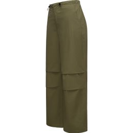 Ragwear Damen Stoffhose "Paragata", gr&uuml;n, Gr. 26, Material: 100% Baumwolle, Hosen, Stylische Parachute-Hose mit Kordelz&uuml;gen