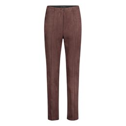 Betty Barclay Damen Stoffhose "Damen Slim Fit", braun, Gr. 42, Obermaterial: 95% Polyester, 5% Elasthan, Hosen