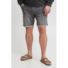 Jeansshorts Blend "BHJoel Big & Tall", Herren, Gr. 6XL, US-Gr&ouml;&szlig;en, light grau denim, Web, 98% Baumwolle, 2% Elasthan, unifarben, regular fit kurz, Jeans Jeansshorts, Stilvolle 5-Pocket-Jeansshorts in gro&szlig;en Gr&ouml;&szlig;en
