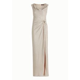 Vera Mont Damen Abendkleid "Damen im Glitzer-Look", silber, Gr. 48, Jersey, Obermaterial: 100% Polyester. Futter: 100% Polyester, Kleider