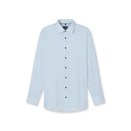 Businesshemd OLYMP "OLYMP Luxor 24/Seven, modern fit, New Kent mit extra langem Arm", Herren, Gr. 41, Normaler Arm, wei&szlig;, 64% Baumwolle, 27% Polyester, 9% Elasthan, Hemden