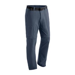 Outdoorhose Maier Sports "Tajo", Herren, Gr. 98, Langgr&ouml;&szlig;en, grau, 90% Polyamid, 10% Elasthan, Hosen Outdoorhose, Herren Zip-Off Wanderhose, atmungsaktive Trekkinghose, Regular Fit