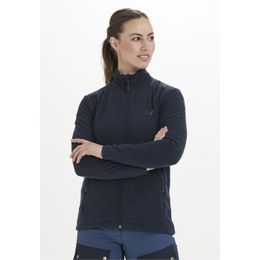 WHISTLER Damen Fleecejacke "Cocoon", blau, Gr. 38, unifarben, 100% Polyester, Jacken, mit praktischem Tunnelzug