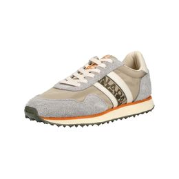 Napapijri Herren Sneaker "Napapijri Sneaker Leder/Textil", Gr. 43grau, gr&uuml;n, Leder, Textil, Schuhe
