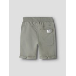 name it Jungen Sweatshorts "NKMVERMO 2P LONG SWE SHORTS UNB F NOOS", schwarz, Gr. 92, unifarben, angeraute Sweatware, Obermaterial: 100% Baumwolle,