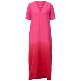 elemente clemente Damenkleid Leinen Batik