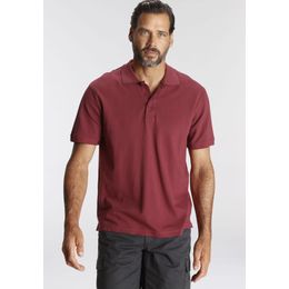 MAN'S WORLD MAN'S WORLD Herren Poloshirt, rot, Basic, Gr. 56, unifarben, Piqu&eacute;, Obermaterial: 100% Baumwolle, Shirts, Kurzarm, lockere Passform, unifarben