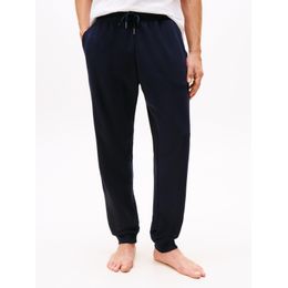 Sweathose, Damen, Gr. M (50), N-Gr, blau (desert sky), Sweatware, Obermaterial: 50% Baumwolle, 50% Polyester, Tommy Hilfiger Underwear, normal, Hosen Sweathose, Lounge-Jogginghose, regular fit, elastischer Bund