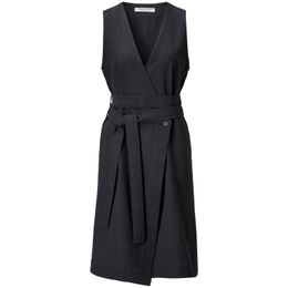 Christiane Strobel Damen-Wickelkleid S Schwarz