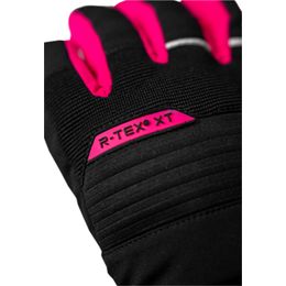 Reusch M&auml;dchen Skihandschuhe "Benji R-TEX XT Junior"schwarz, pink, Gr. 5,5, unifarben, 92% Polyester, 6% Lederimitat, 2% Elasthan, Handschuhe, mit