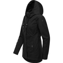 Ragwear Damen Outdoorjacke "Alvena Summer YOUMODO", schwarz, Gr. XS, Obermaterial: 100% Polyester. Innenfutter: 100% Polyester, Jacken, Wasserdichte