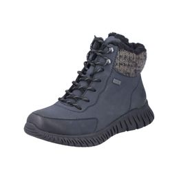 Rieker Damen Schn&uuml;rstiefelette "Rieker Stiefelette Lederimitat", Gr. 39pazifik, Lederimitat, Schuhe
