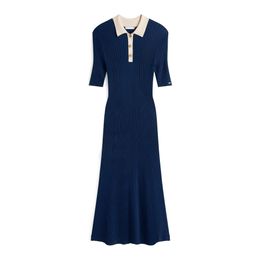 Tommy Hilfiger Kleid Damen Gr&ouml;&szlig;e M ecru / navy