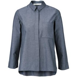Christiane Strobel Damenbluse Chambray XL Mittelblau