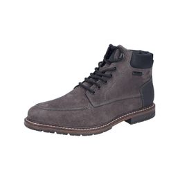Rieker Herren Schn&uuml;rstiefelette "Rieker Stiefelette Leder", Gr. 44asphalt, Leder, Schuhe