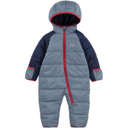 Schneeoverall LEVI'S KIDS, Jungen, Gr. 9M74, N-Gr, blau (naval academy), Web, Obermaterial: 100% Polyester, lang, Rundhals, mit Windstopper, Overalls, in zwei Dessins - warm wattiert, f&uuml;r Babys