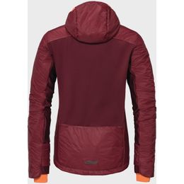 Sch&ouml;ffel SCH&Ouml;FFEL Damen Outdoorjacke "Ins Hybrid Black Raven L", rot, Gr. 42, Oberstoff : 100% Nylon Futter : 100% Nylon Wattierung : 100% Polyester, Jacken
