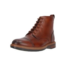 Clarks Damen Stiefel "Aldwin Cap", Gr. 40, braun, Leder, Schuhe, mit bequemer Unterfu&szlig;d&auml;mpfung