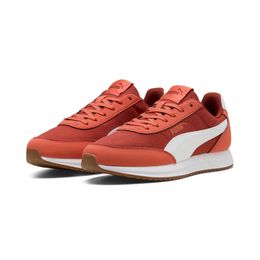 Sneaker Puma "R78 LIGHTWIND", Herren, Gr. 39, bordeaux rot, Puma wei&szlig;, amarena, Textil, mehrfarbig, Schuhe Sneaker, mit Mesh-Obermaterial, mit SOFTFOAM+ Einlegesohle