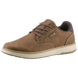 Skechers Herren Schn&uuml;rschuh "GARLAN", Gr. 44, braun, Lederimitat, Schuhe, Trekking Schuh, Sneaker, Freizeitschuh mit Kontrastn&auml;hten