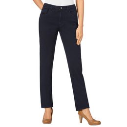 Inspirationen Damen 5-Pocket-Jeans, blau, Gr. 19, unifarben, 98% Baumwolle, 2% Elasthan, Jeans