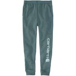 Carhartt Arbeitsbundhose "Logo", blau, Gr. L, Obermaterial: 50% Baumwolle CO. 50% Polyester PES., Hosen