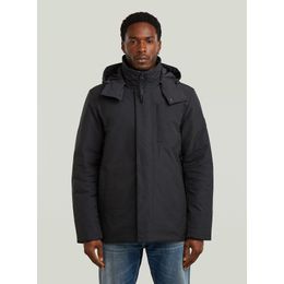 G-Star Raw Parka G-STAR "Clean Vodan Padded Hooded Jacke", Herren, Gr. L, dk schwarz, Obermaterial: 54% Elastomultiester, 46% Polyester, Jacken Parka