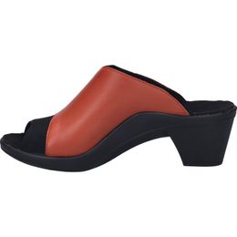 Josef Seibel Damen Clog "St.Tropez 44, rot-kombi", Gr. 41, rot, Obermaterial: 80% Rindsleder Leather cow. 20% Textilmaterial TEXMAT., Schuhe