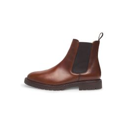 Henry Stevens Herren Chelseaboots "Jones CB3", Gr. 44, braun, Boxcalf, Schuhe