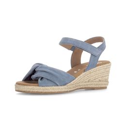 Gabor Damen Keilsandalette "Keilsandalette", Gr. 39blau, Schuhe